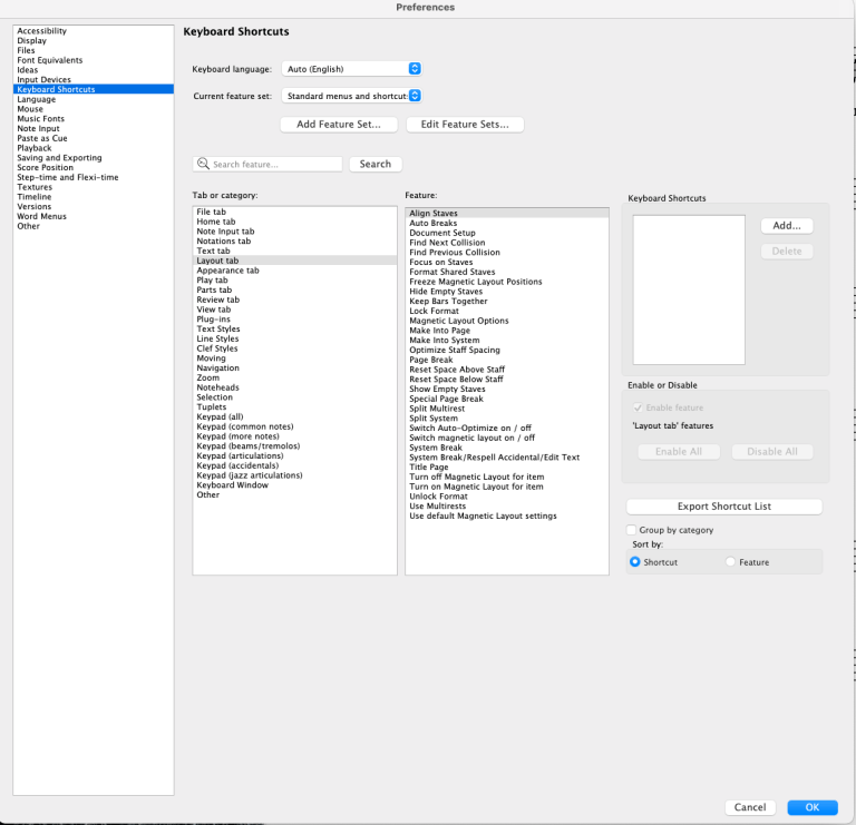 Sibelius Mastery 101: Use (and create) keyboard shortcuts – ben trigg music